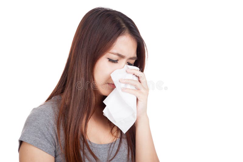 Sad Young Asian Woman Cry Using Tissue Paper Stock Photos - Free ...