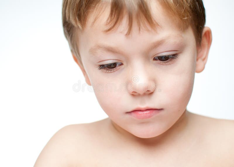 Sad young boy stock photo. Image of breakup, child, saddens - 22134858