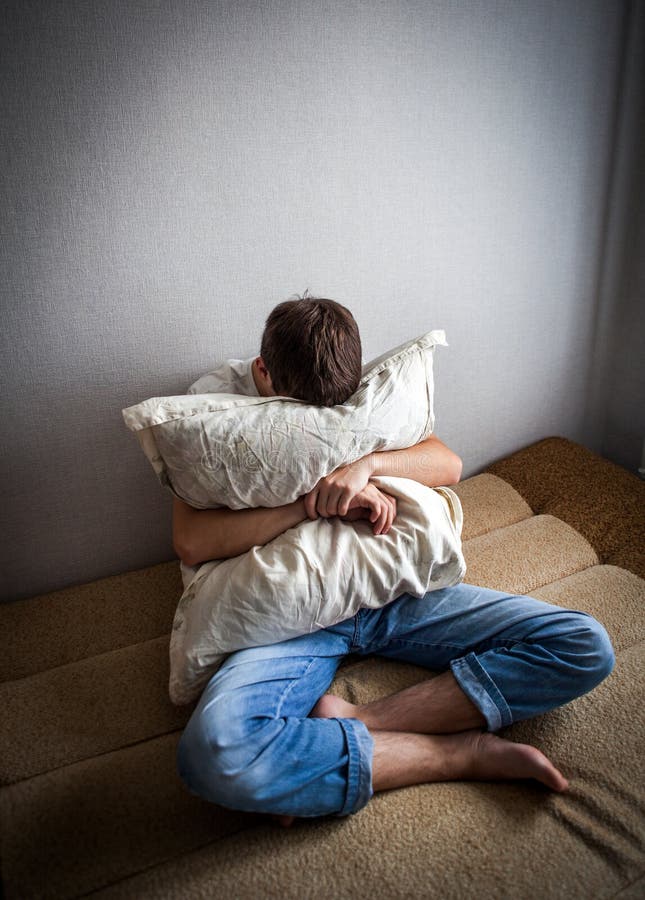 161 Man Crying Pillow Stock Photos - Free & Royalty-Free Stock Photos ...