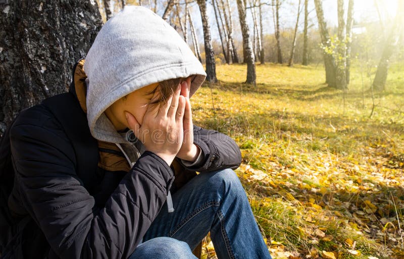 Sad Young Man stock image. Image of lonesome, human - 233336813