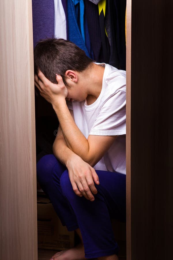 Young Man Hide His Face stock image. Image of grief, person - 29548203
