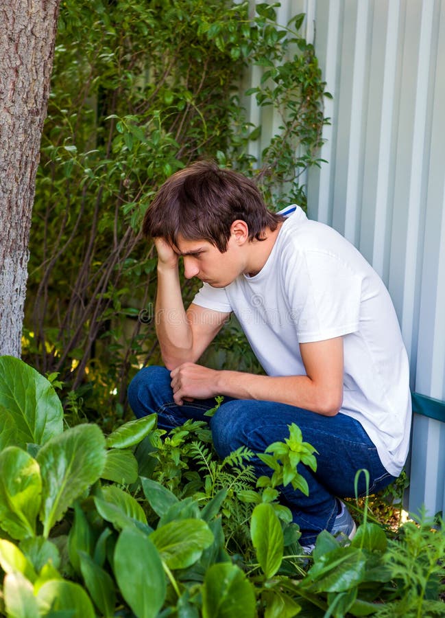 Sorrowful Man Outdoor stock image. Image of face, lonely - 33105123