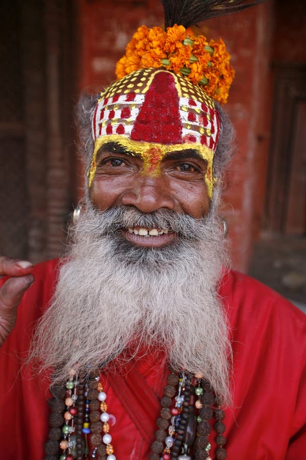 Saddhu in Durbar Square, Kathmandu Editorial Image - Image of hindu ...