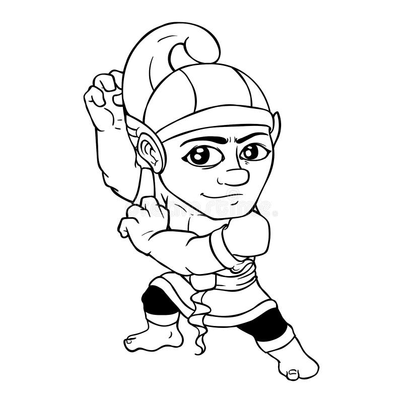 Pandava Character Stock Illustrations – 91 Pandava Character Stock ...