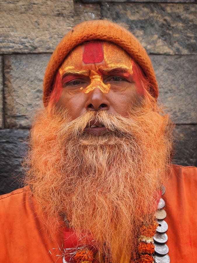 Sadhu, Also Known As Holy Man Editorial Stock Photo - Image of ...