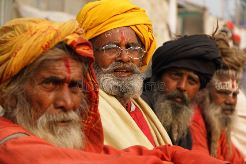 SADHUS, HEILIGE MENSEN VAN INDIA Redactionele Afbeelding - Image of ...