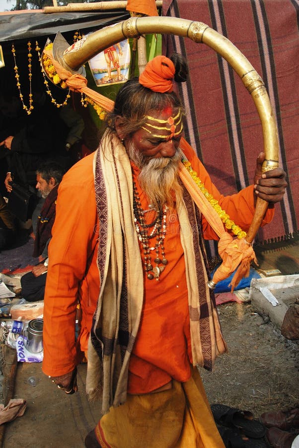 Sadhus, Holy Men of India editorial photography. Image of bengal - 17827582