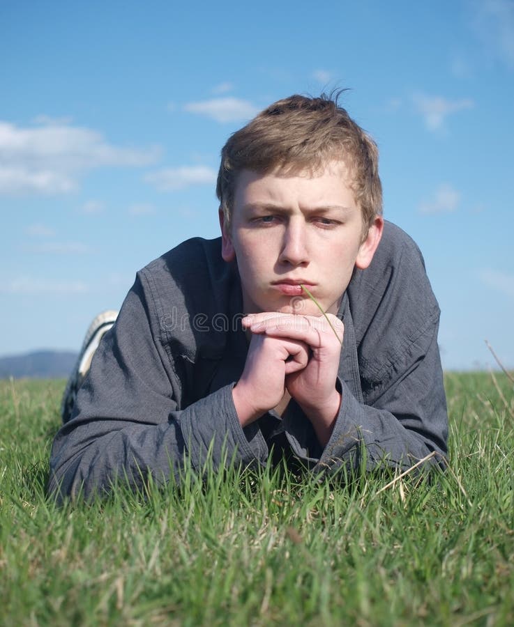 Sad Teenager stock image. Image of confused, filtered - 41824031