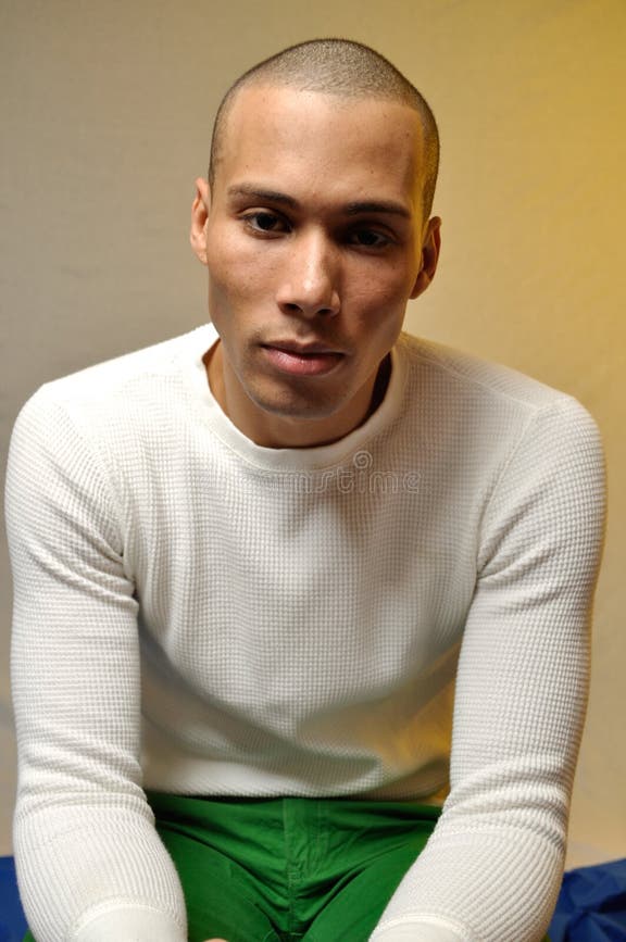 Sadness stock image. Image of psychology, head, shaved - 17817951