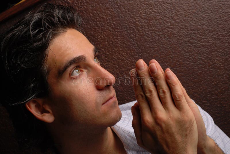Sadness stock photo. Image of dark, praying, person, thinking - 4394698