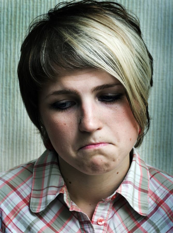 Sadness. stock image. Image of emotions, problems, breakdown - 5432533