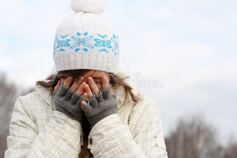 Sadness and Cold stock image. Image of person, grief - 16894903