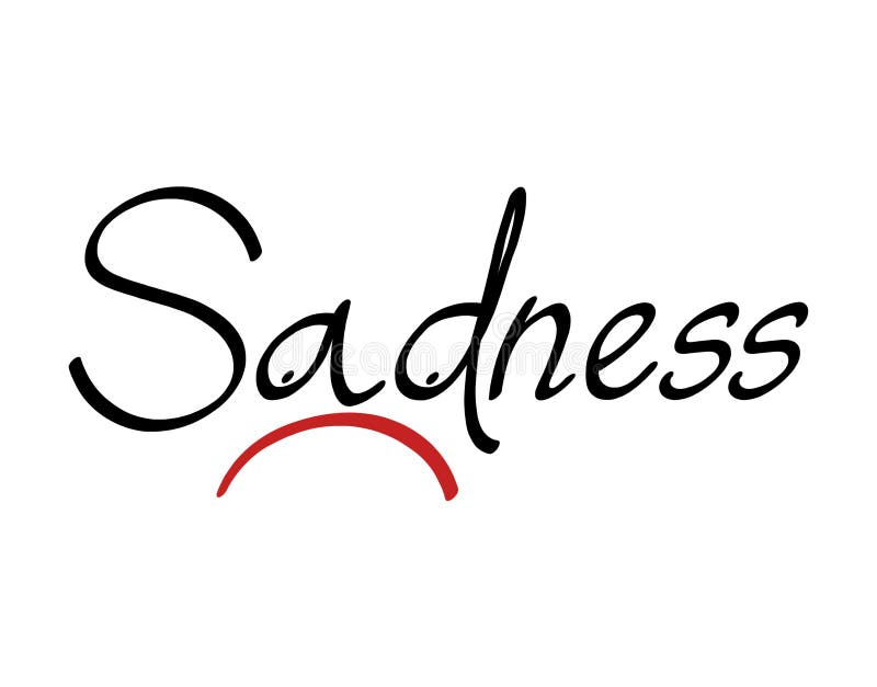Sadness Calligraphy Stock Illustrations – 366 Sadness Calligraphy Stock ...