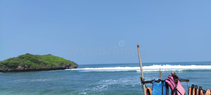 Sadranan Beach in Wonosari Yogyakarta Indonesia Stock Photo - Image of ...
