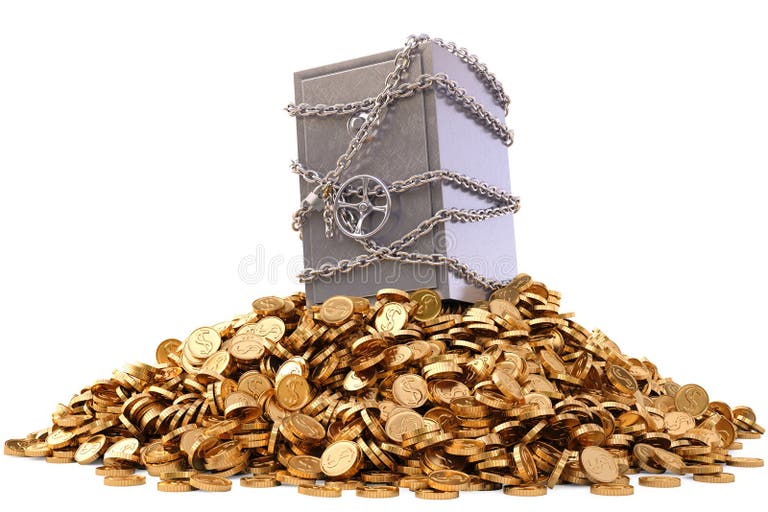 Closed Safe Gold Coins Stock Illustrations – 306 Closed Safe Gold Coins ...