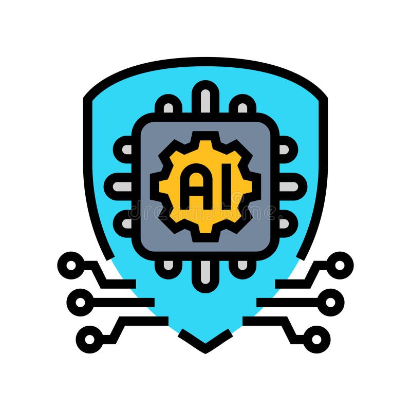 Safe Ai Development Ethical Ai Color Icon Vector Illustration Stock ...