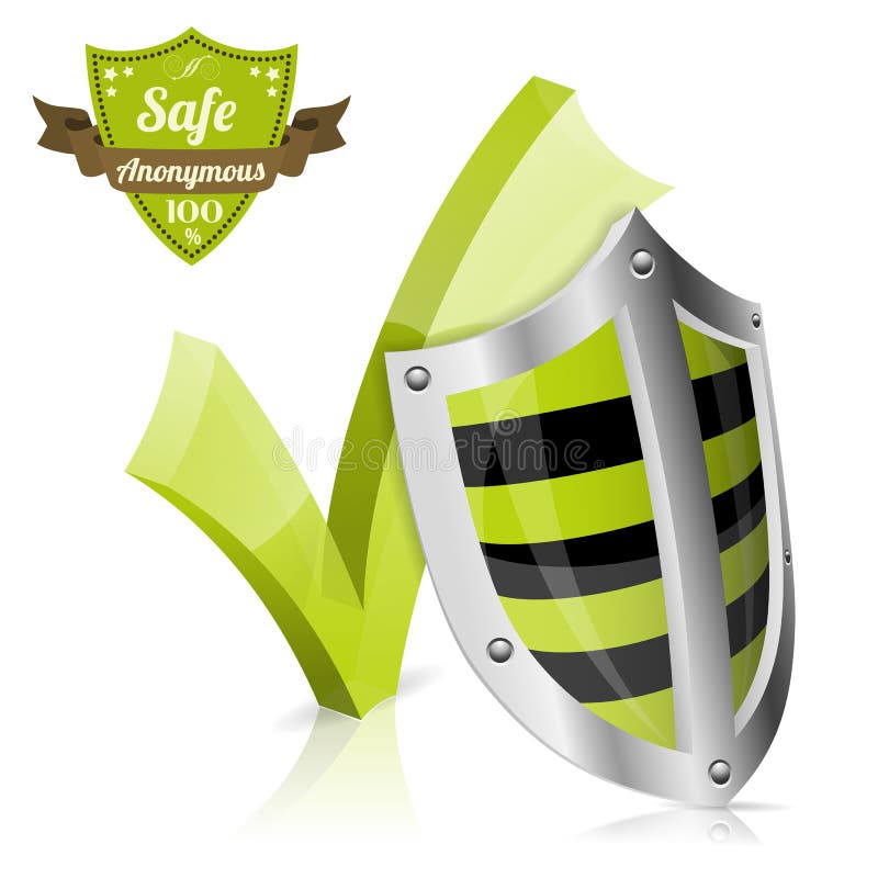 Safe & Anonymous Concept stock vector. Illustration of marketing - 29772061