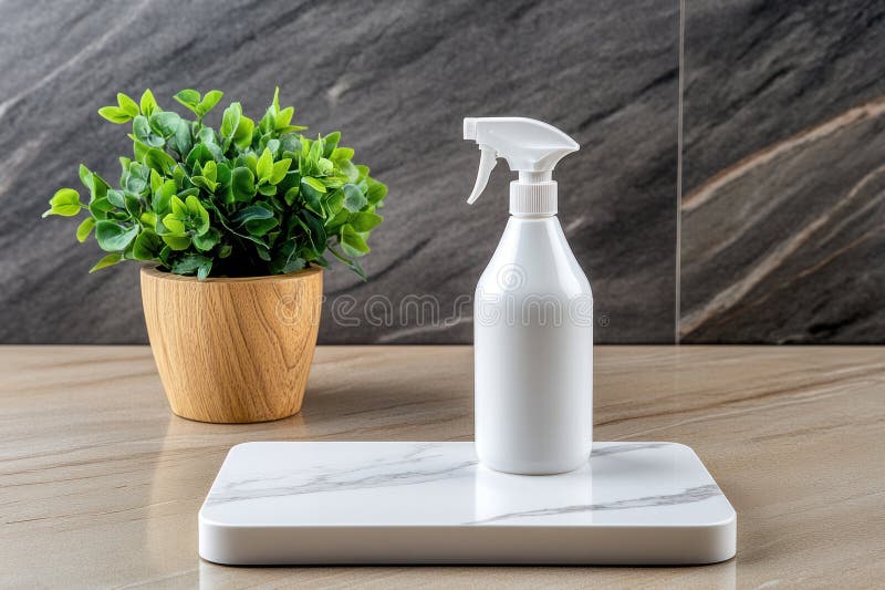Safe Anti-Bacterial Surface Cleaner for Kitchen Countertops Stock ...