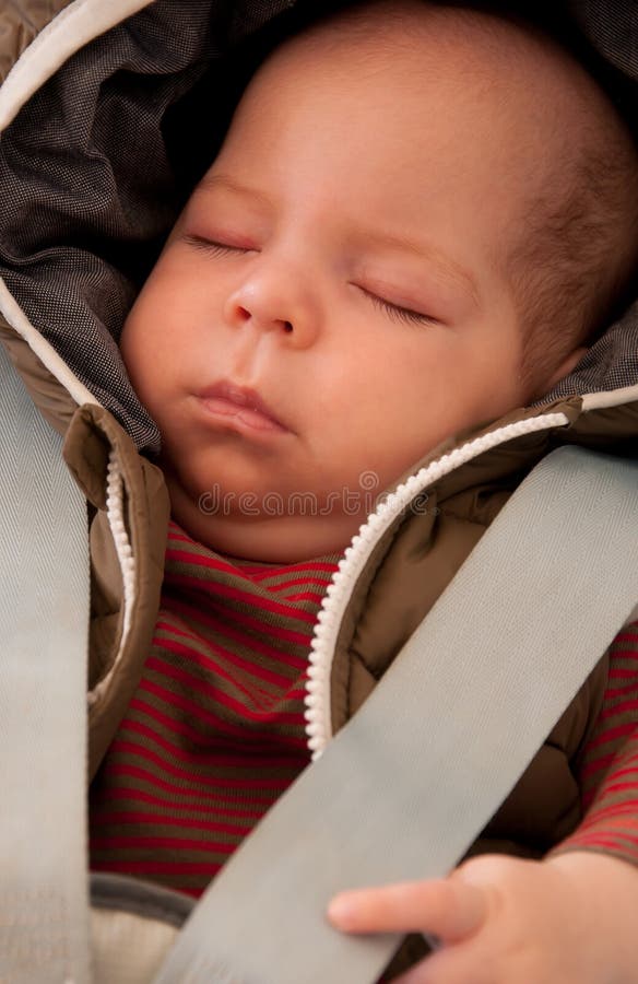 Safe baby sleeping stock photo. Image of cuddle, closeup - 24489216