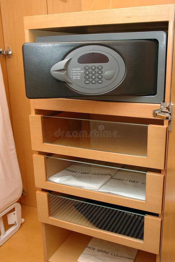Safe box in closet stock photo. Image of closet, drawer - 5546804