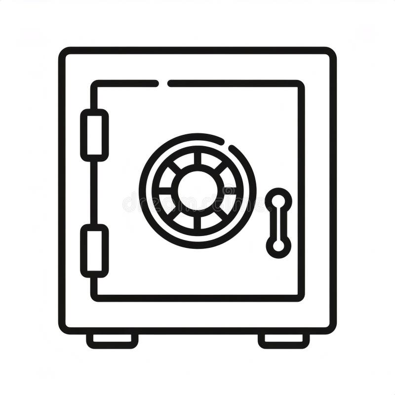 Safe Box with Combination Lock Protecting Valuables and Money, Ensuring ...