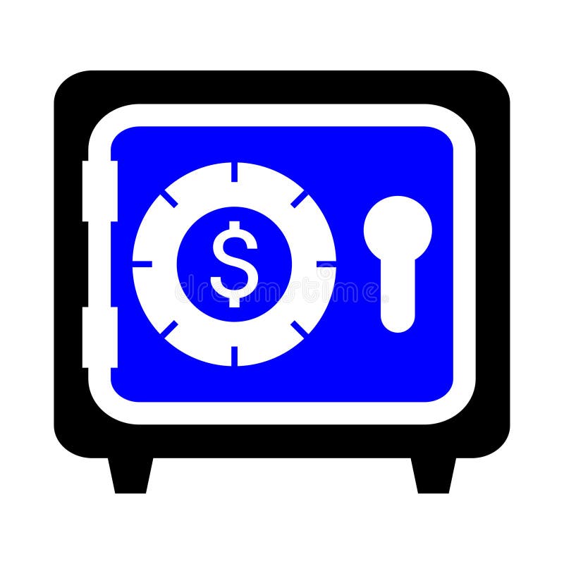 Safe Box Icon stock vector. Illustration of sign, finance - 291874229