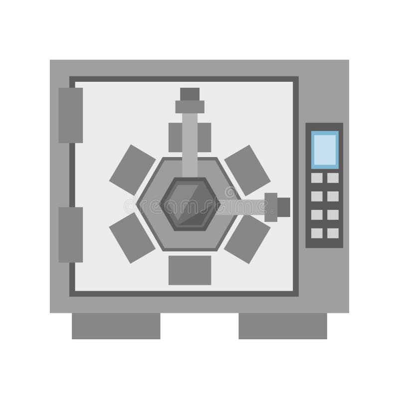 Safe Box Lock Combination Security Stock Illustration - Illustration of ...
