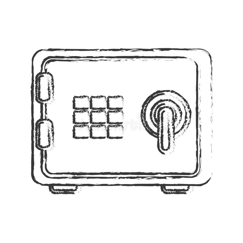 Safe box money icon stock vector. Illustration of vault - 88378963