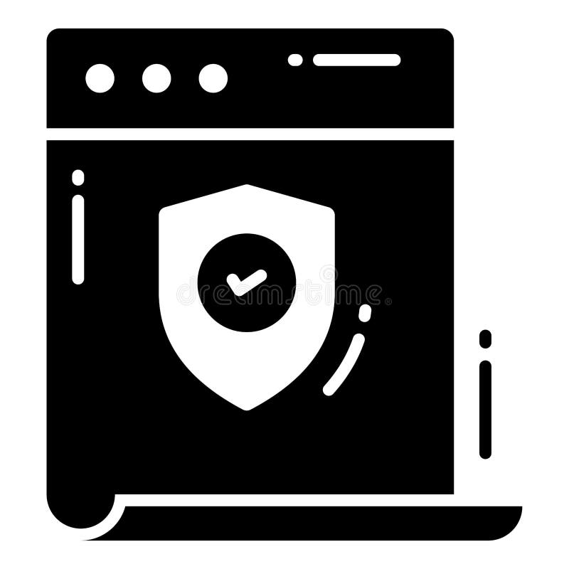 Safe Security, Protection and Security Vector Icons Set Cyber Computer ...