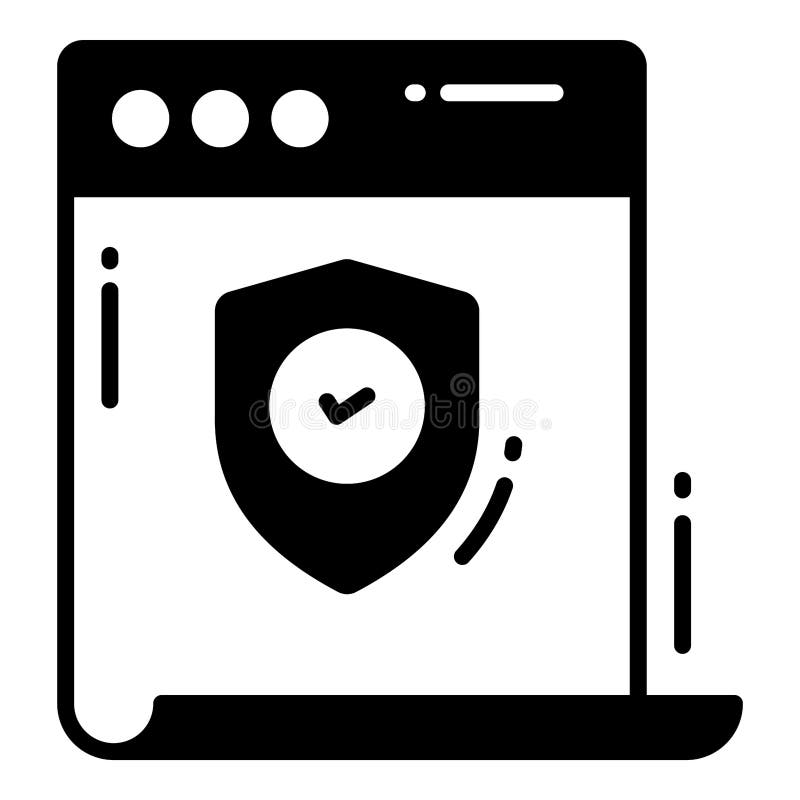 Safe Security, Protection and Security Vector Icons Set Cyber Computer ...