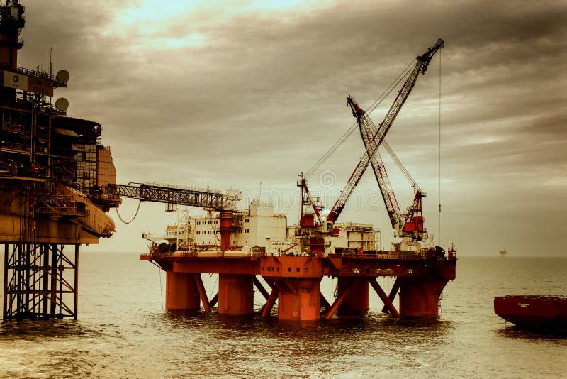 Safe Caledonia Accommodation Rig Editorial Stock Image - Image of ...