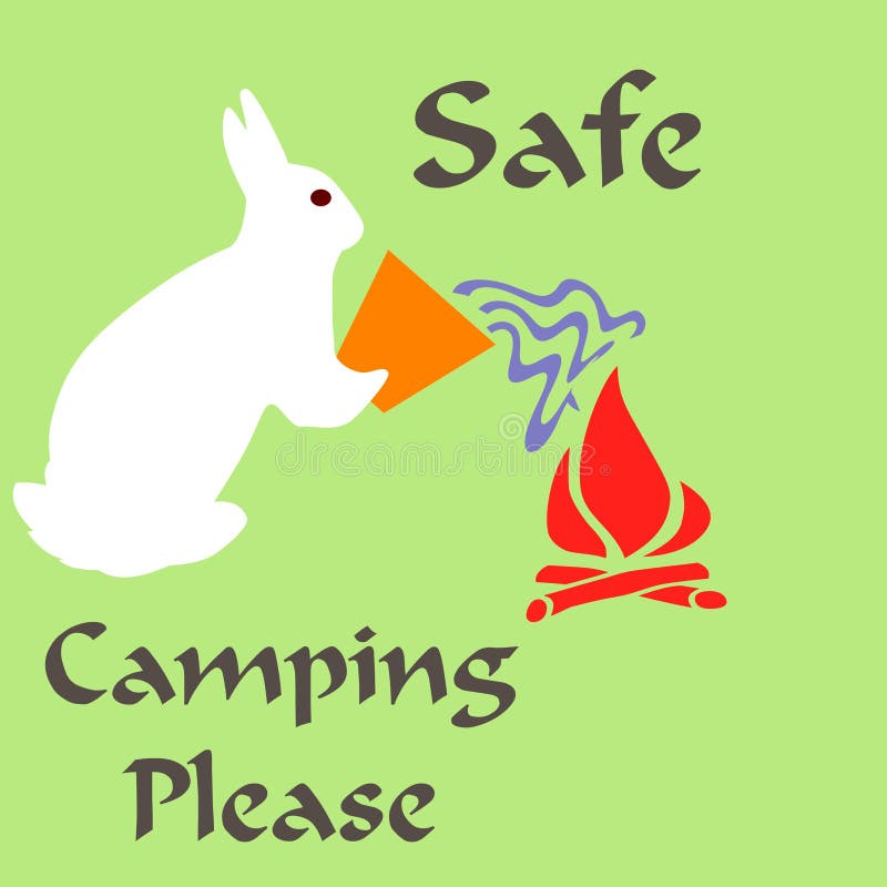 Safe camping stock illustration. Illustration of remember - 2280098