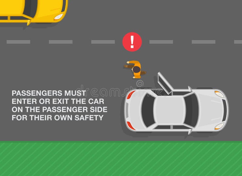 Unsafe and Wrong Passenger Drop Off. Passengers Must Enter Ox Exit the ...