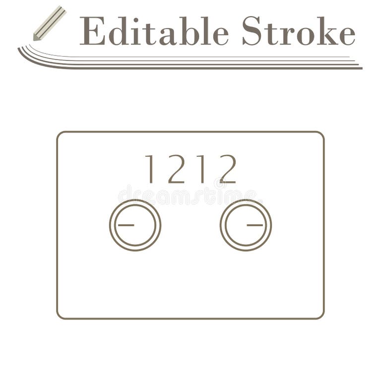 Safe Cell Icon stock vector. Illustration of safe, door - 155192950