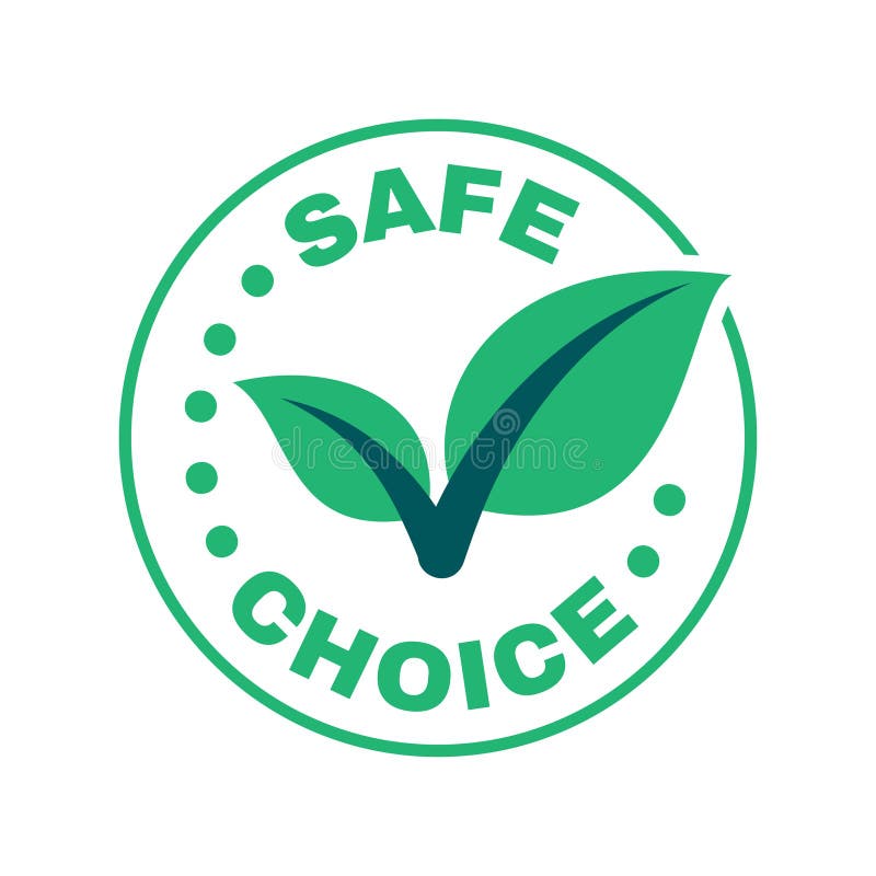 Safe Choice Vector Icon Isolated on White Background, Check Mark ...
