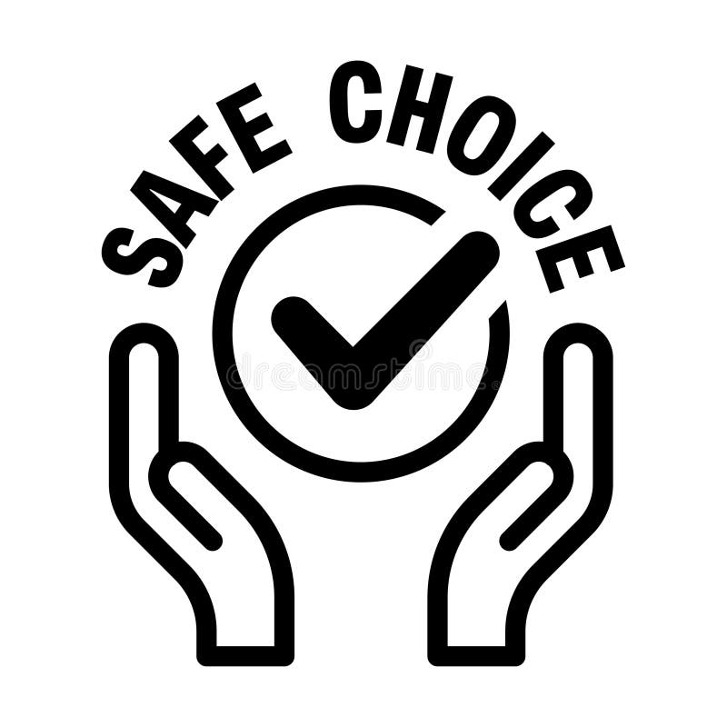 Safe Choice Vector Icon Isolated on White Background, Check Mark Approval Symbol Stock Vector ...