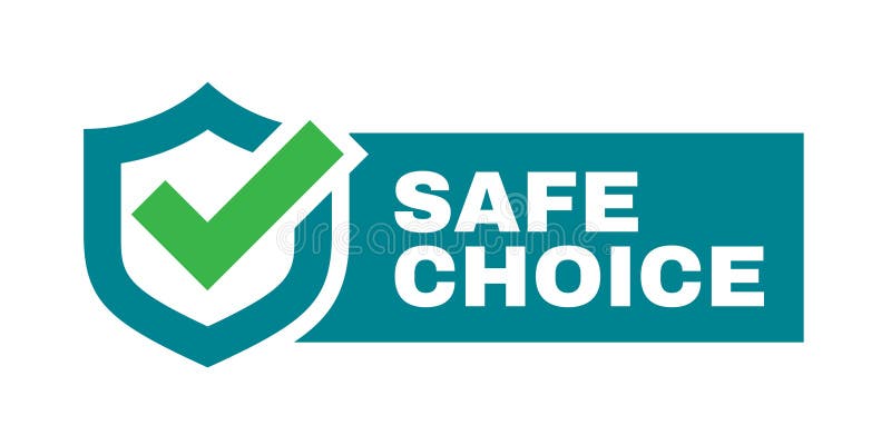 Safe Choice Vector Icon Isolated on White Background, Check Mark Approval Symbol Stock Vector ...