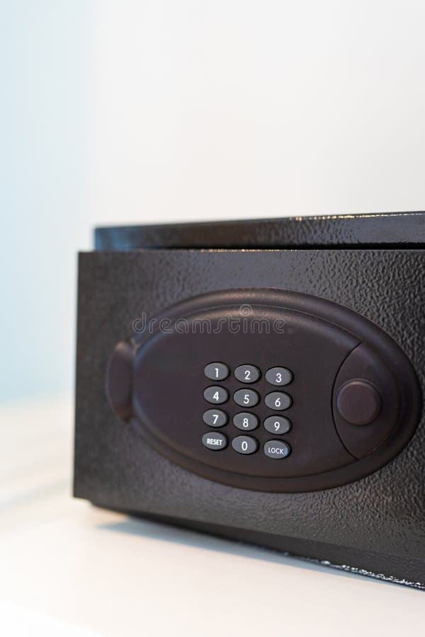 Safe in the Closet of a Hotel Room, Safety and Security Stock Image ...