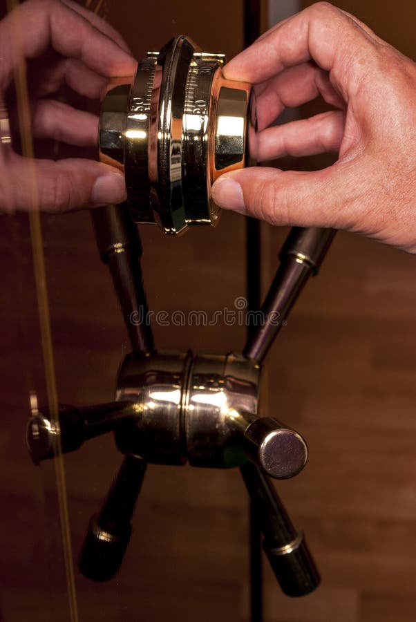 Safe Combination Dial and Handle Stock Image - Image of open, finance ...