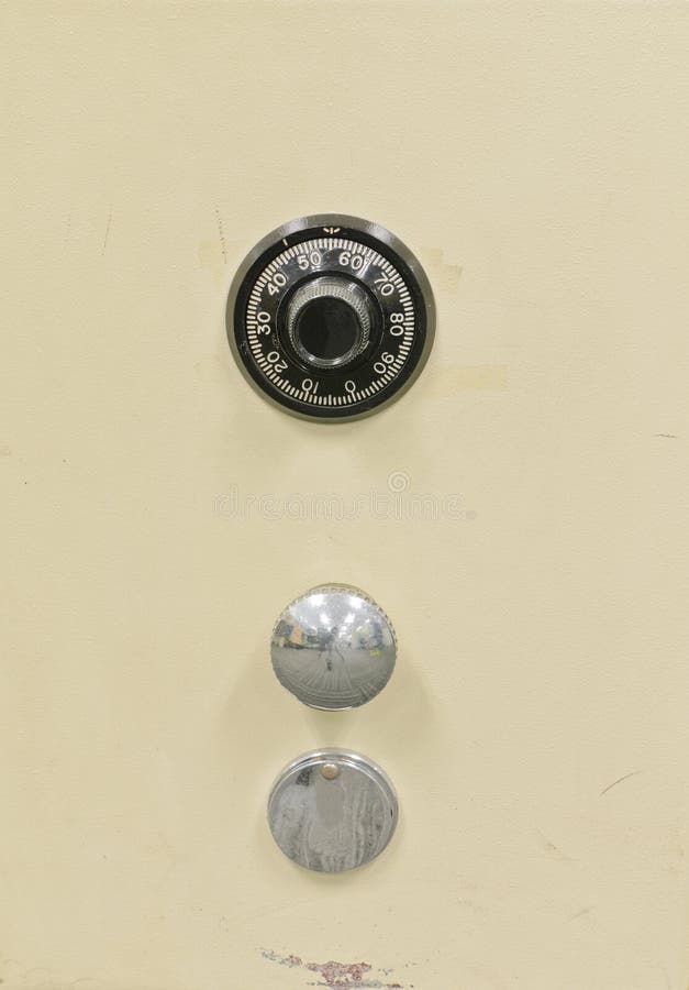 Combination safe lock dial stock image. Image of door - 27285067