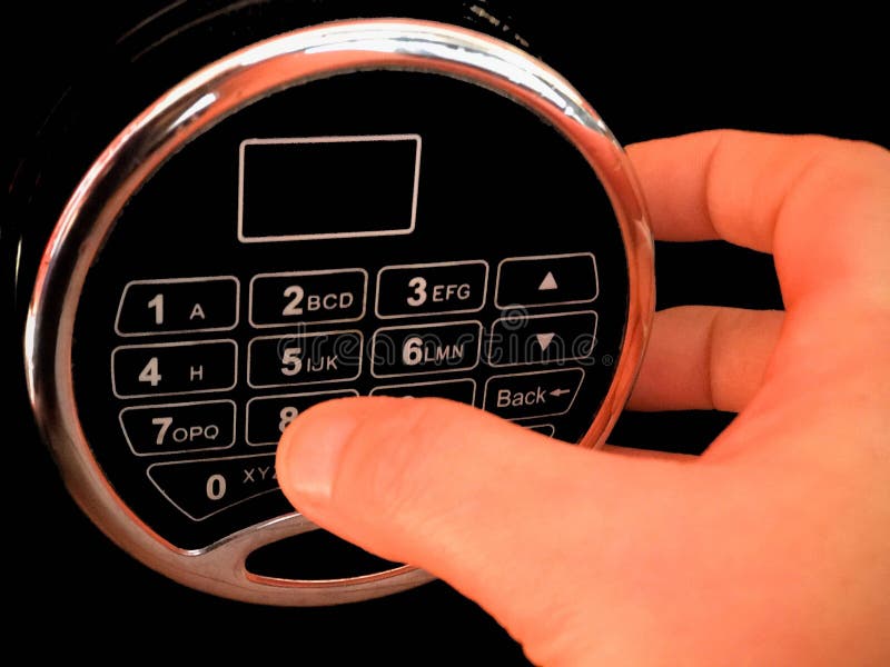 Safe combination Lock stock photo. Image of safe, banking - 95868222