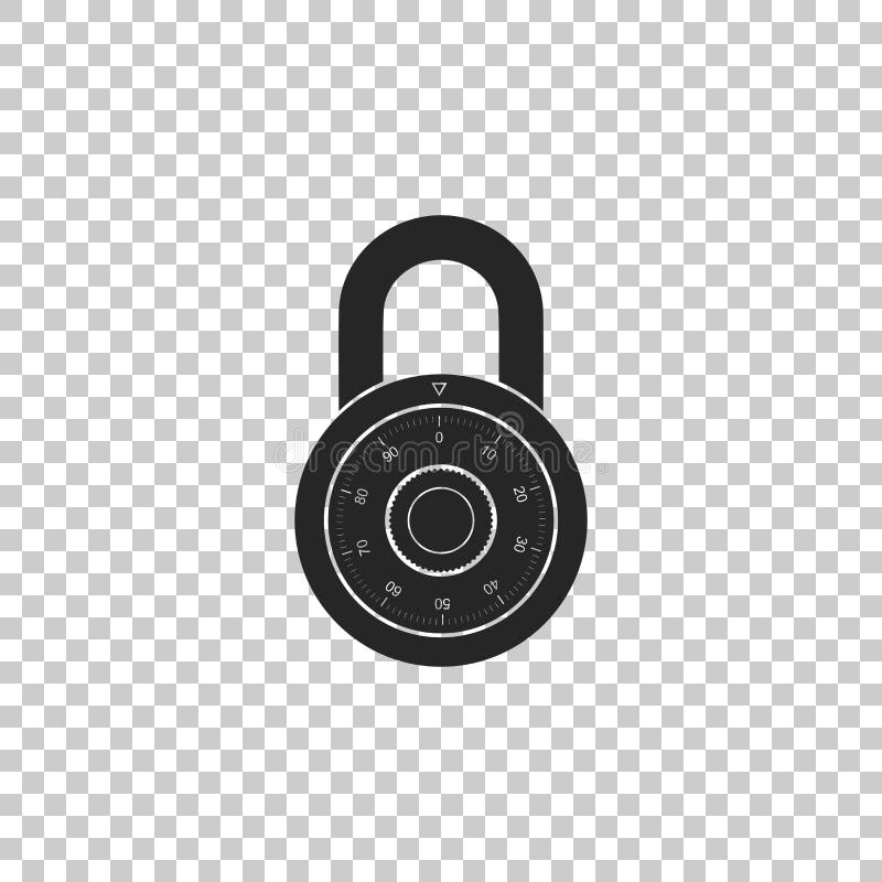 Safe Combination Lock Wheel Icon Isolated on Transparent Background ...