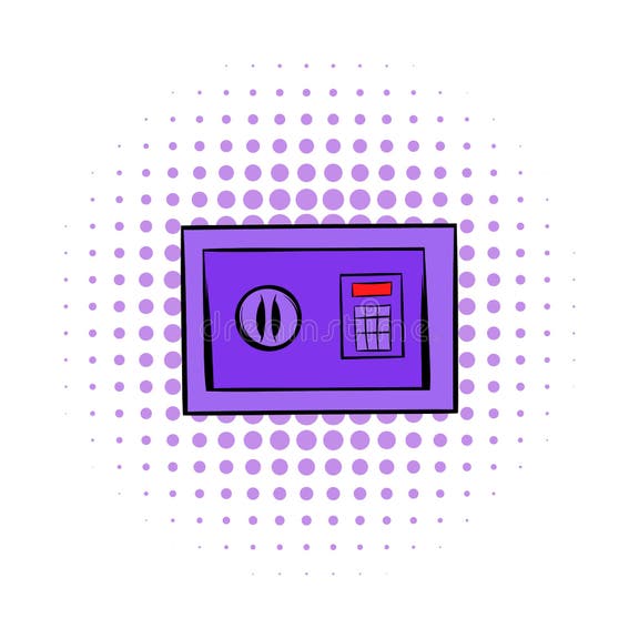 Safe comics icon stock vector. Illustration of comics - 79566951