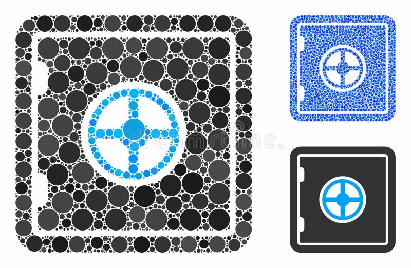 Safe Composition Icon of Circles Stock Illustration - Illustration of ...