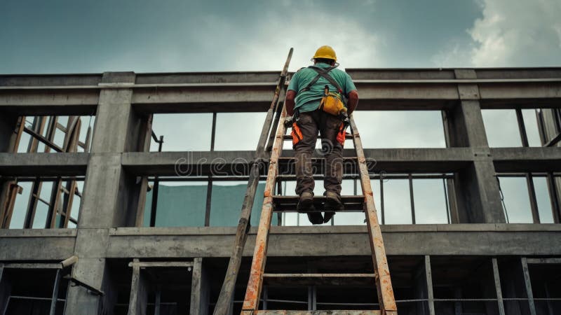 Safe and Dangerous Elements in Construction Stock Illustration ...
