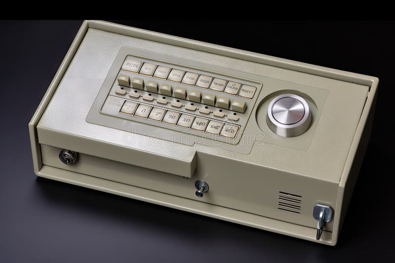 Safe Deposit Box, with Combination Dial and Keypad To Provide Maximum ...