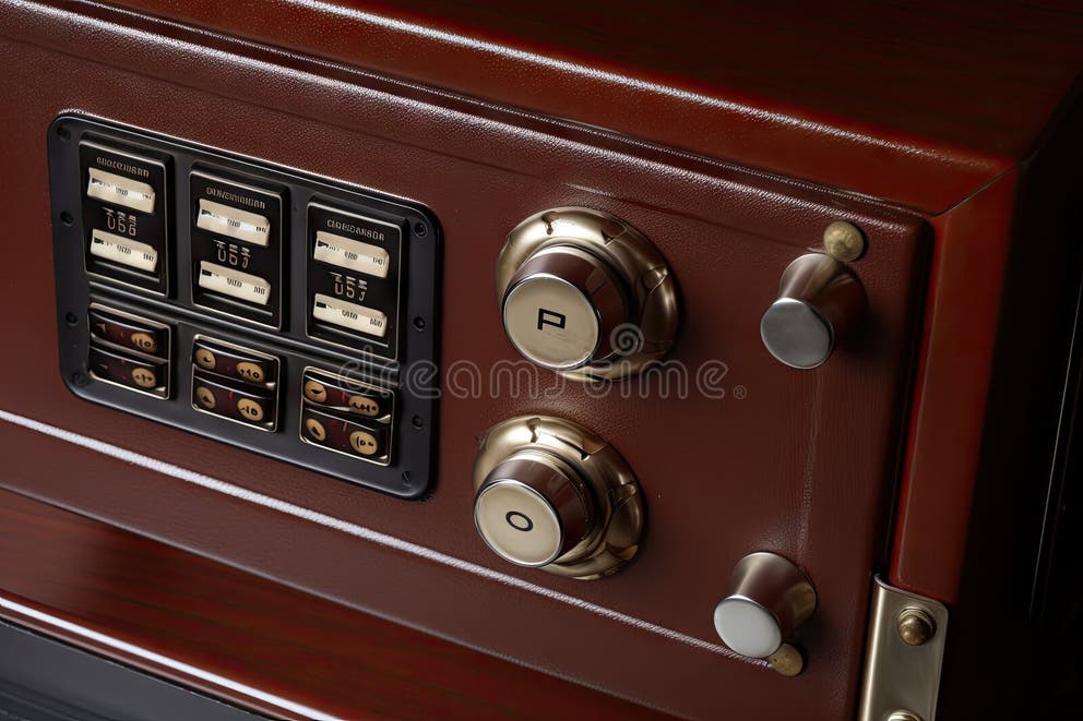 Safe Deposit Box, with Combination Dial and Keypad To Provide Maximum ...