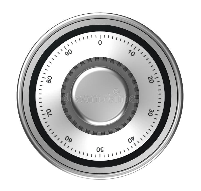 Safe dial stock illustration. Illustration of combination - 25584851