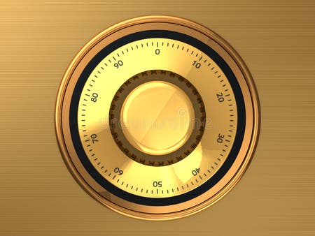 Safe dial stock illustration. Illustration of identity - 25824729