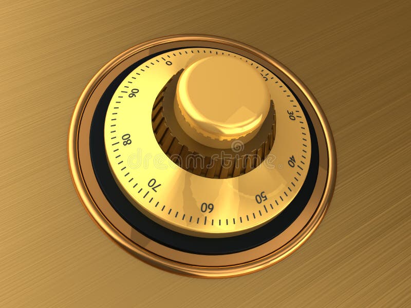 Safe dial stock illustration. Illustration of bank, combination - 25744373